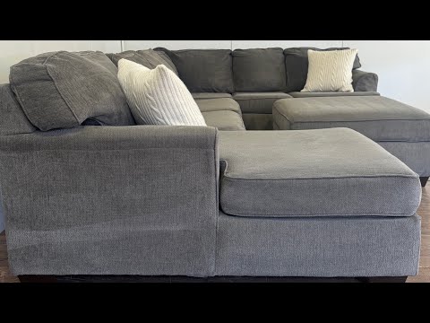 Gray Ashley Furniture 3-Piece Sectional Sofa w/ Storage Ottoman for Sale ONLY $899 - Lansdale, PA
