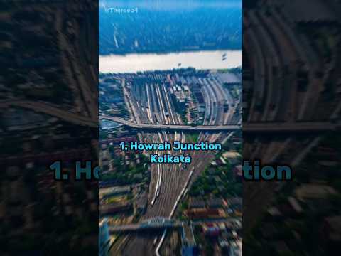 Top 10 Most Biggest Railway station In India 🛤️ 🚏 #shorts #railway #station #biggest #top #thereeo
