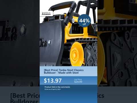 [Best Price] Tonka Steel Classics Bulldozer - Made with Steel