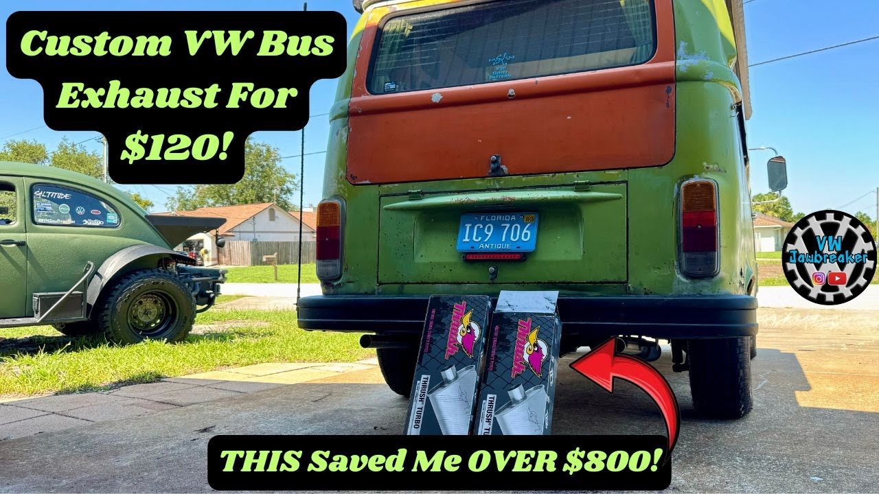 Budget-Friendly VW Bus - Type 4 Exhaust Solution That YOU Can Make!