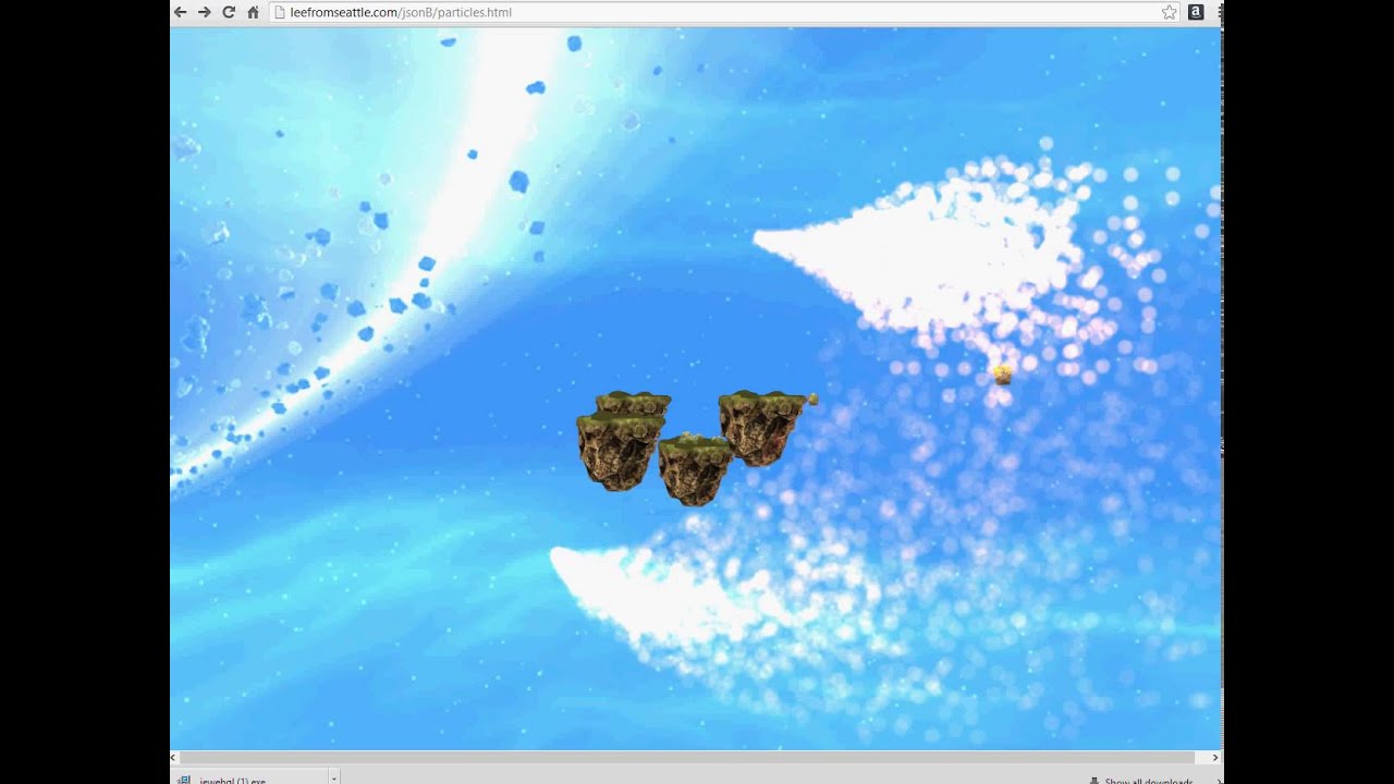 html5 webgl particles