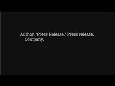 Research Papers : How to Cite a Press Release in MLA Format