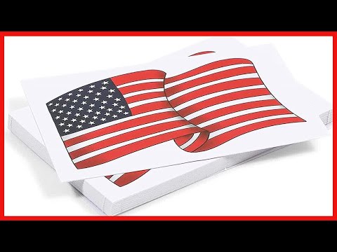 Great product - American Flag Vinyl Stickers, Patriotic USA Car Decals (3 x 2 in, 24 Pack)