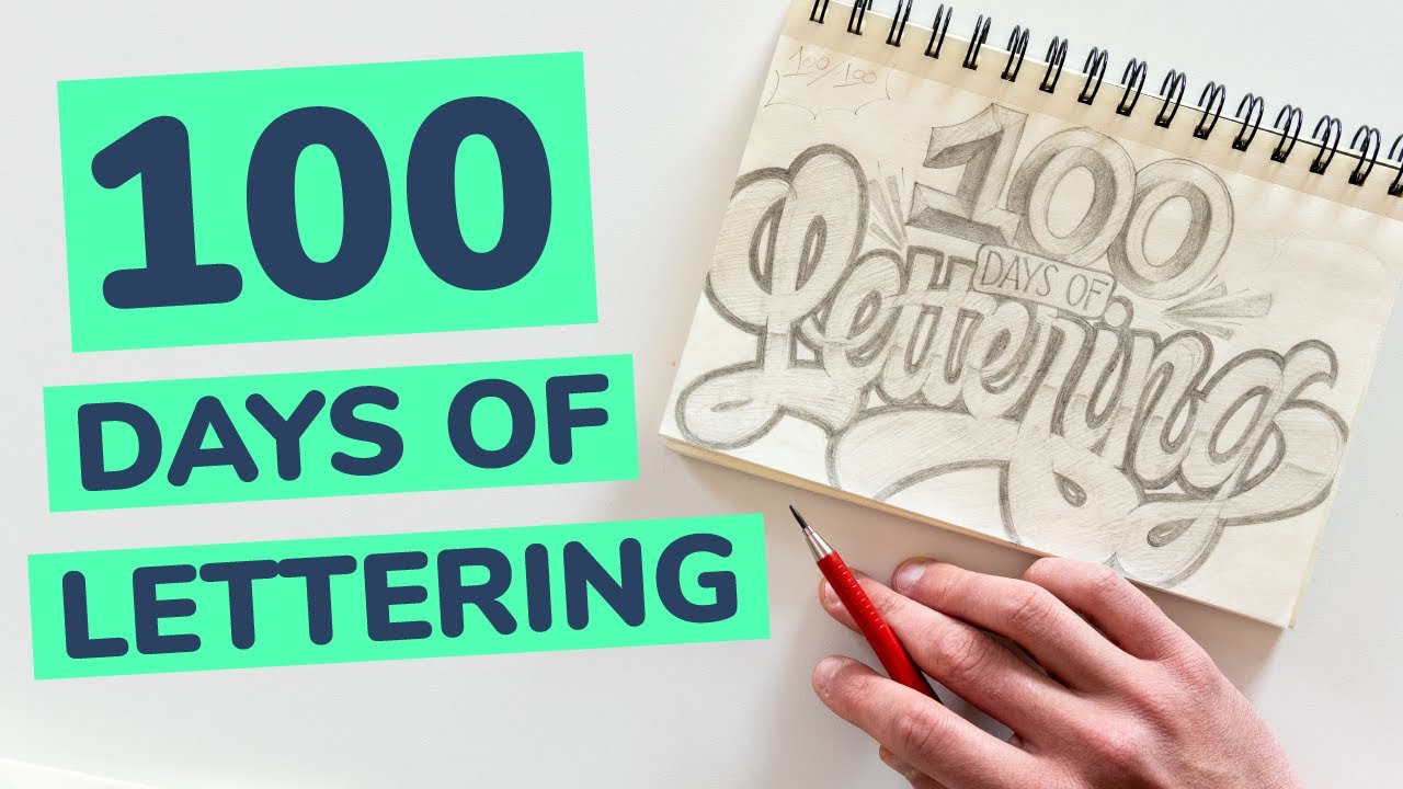 I did 100 days of lettering - Here is what I learned.