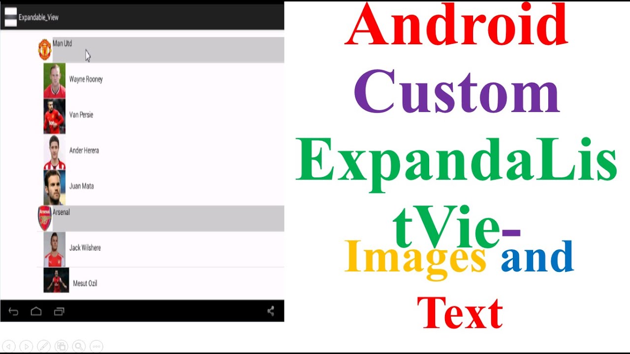 Android Custom ExpandableListViews - With Images and Text