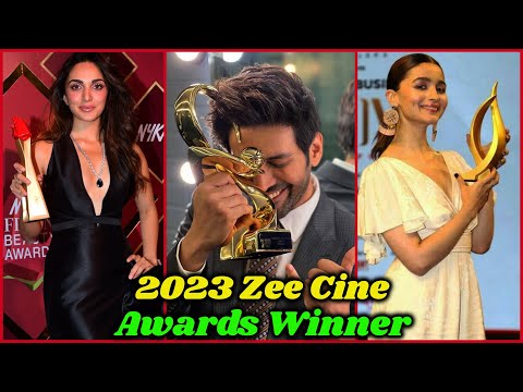 Zee Cine Awards 2023 Complete Winners List | Alia Bhatt, Kartik Aaryan, Kiara Advani