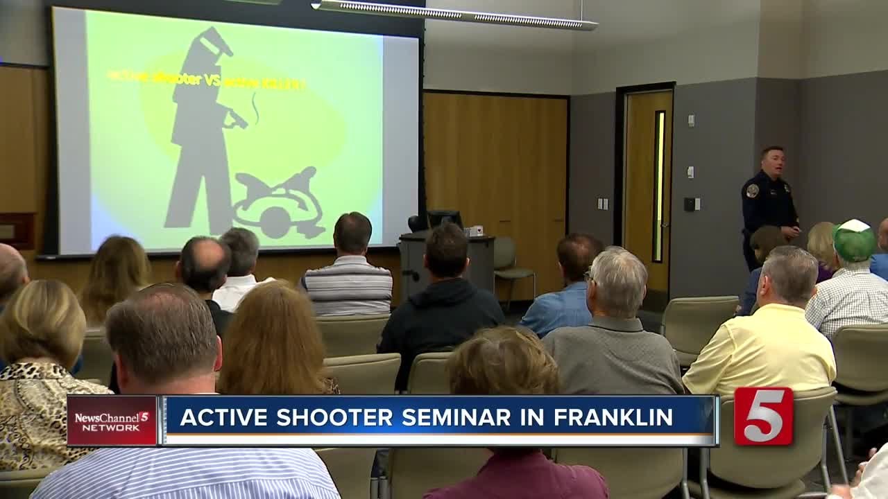 Franklin Police Host Active Shooter Seminar