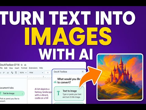 Turn Text Into Images: DocAIToolBox Tutorial for Google Docs & Sheets
