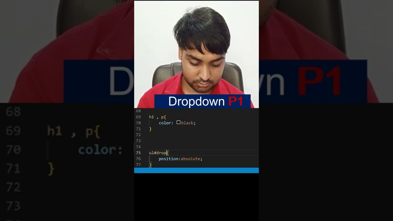 Dropdown In CSS | P1