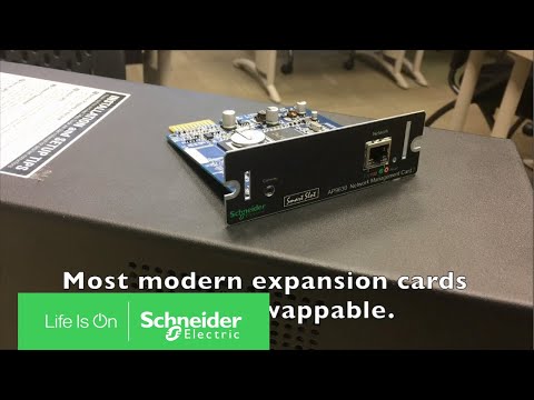 Installing APC Network Management Card or SmartSlot Card into Smart-UPS | Schneider Electric
