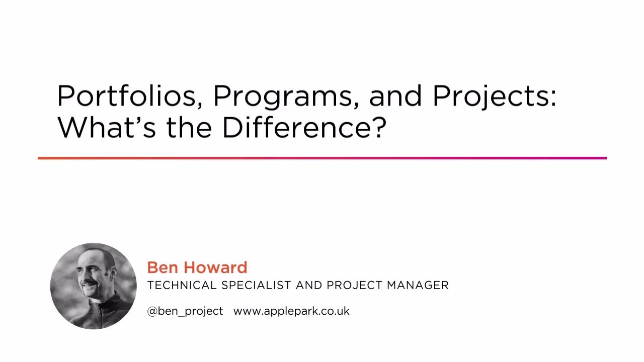 Course Preview: Portfolios, Programs, and Projects: What's the Difference?