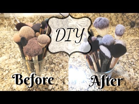 How to clean your makeup brushes ~ DIY makeup brush cleaner