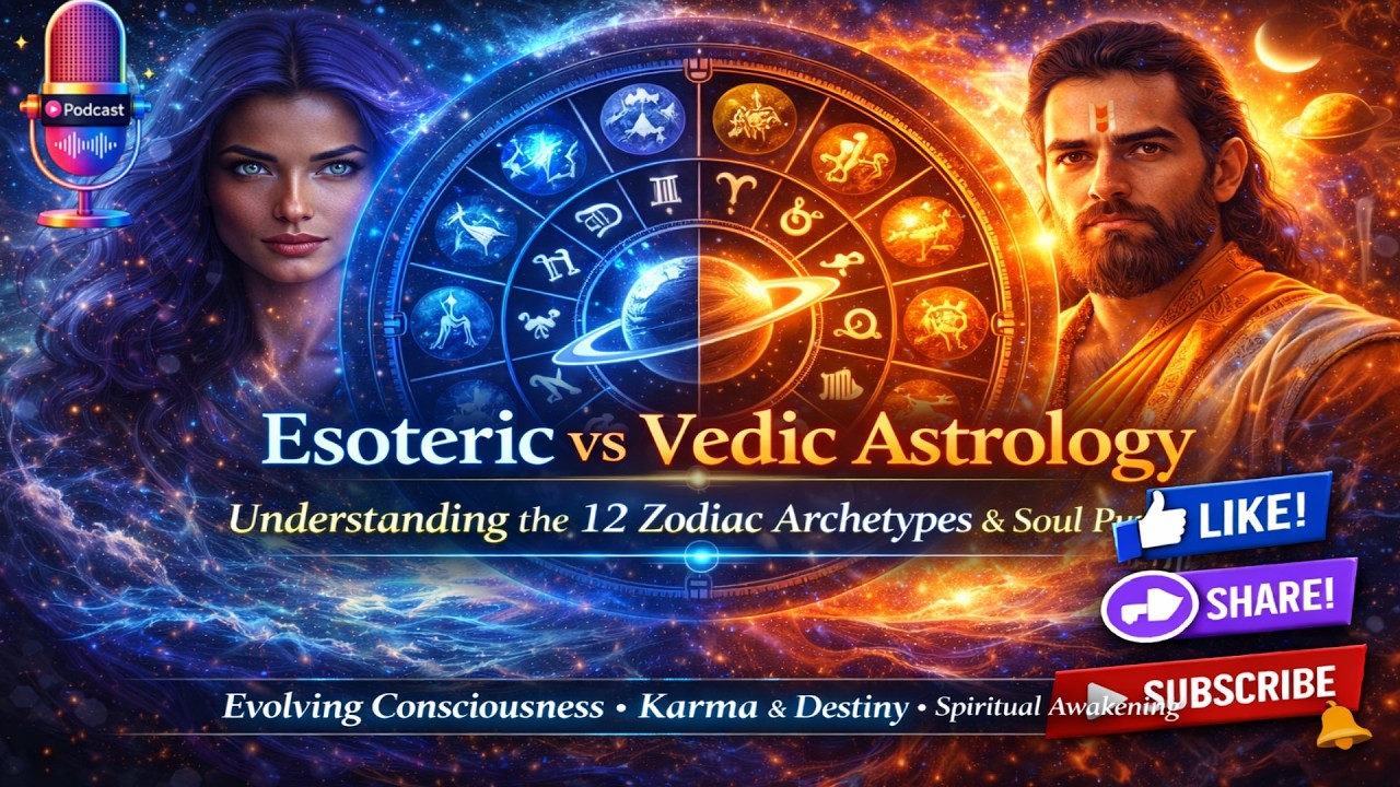 Esoteric vs Vedic Astrology: Understanding the 12 Zodiac Archetypes & Soul Purpose
