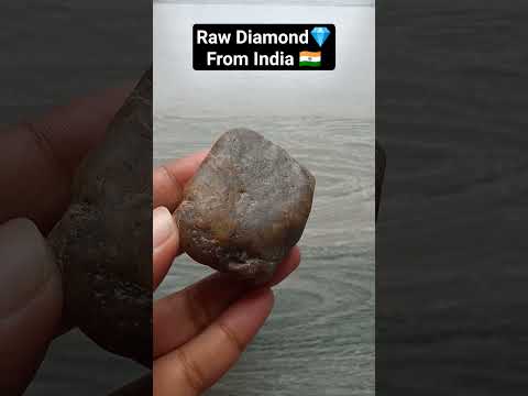 😱✨Raw Uncut Diamond💎From India 🇮🇳 #shorts #diamond #gems #india #earth #diamonds #viral #nature