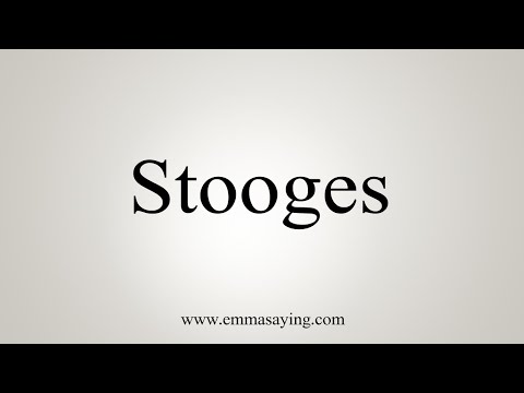How To Say Stooges