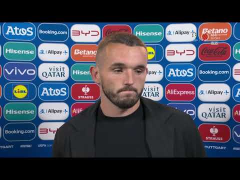 John Mcginn interjú - Magyarország vs. Skócia, 2024 EB Csoportkör 3/3. játéknap, Stuttgart