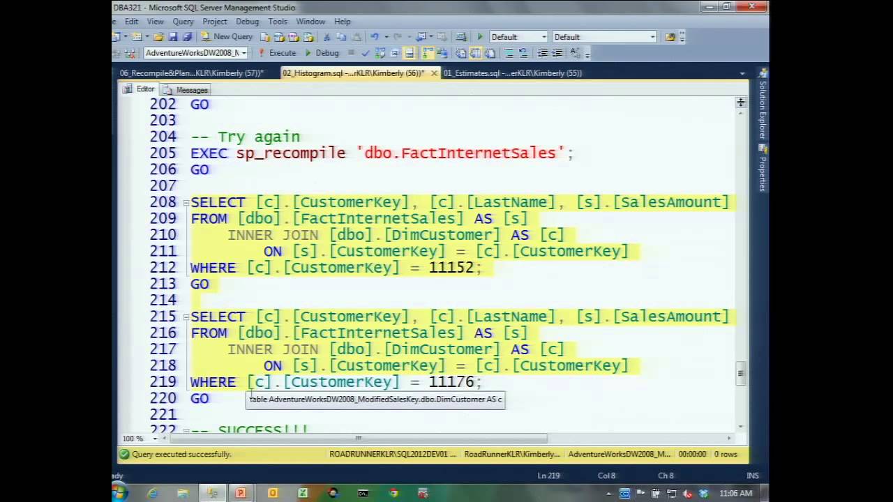 SESSION: Skewed Data, Poor Cardinality Estimates, and Plans Gone Bad (Kimberly Tripp)