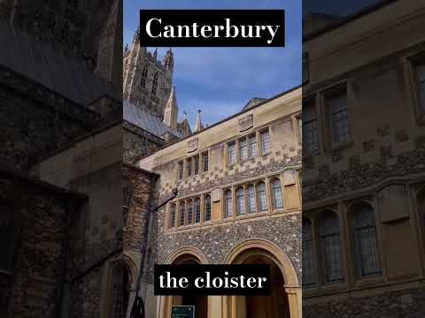 Canterbury cathedral is beautiful but I never miss the cloister and the crypt #canterbury