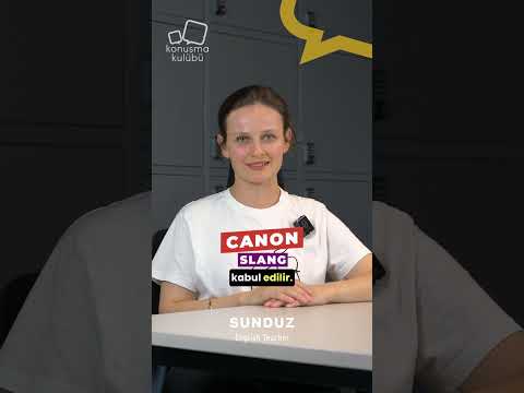 Canon - Slang #ingilizce #ingilizcedersi