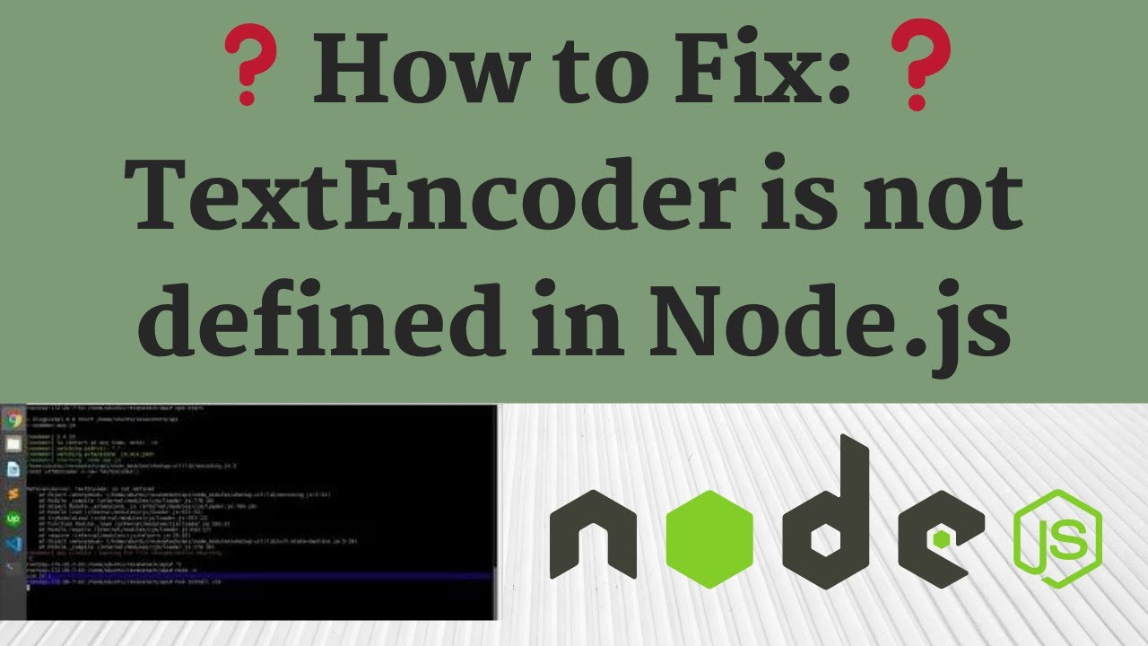 Solved | How to fix: TextEncoder is not defined in Node.js - MongoDB | SOLVED #javascript #howto