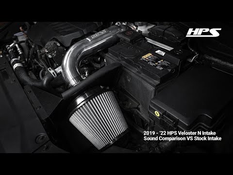 2019-2022 Hyundai Veloster N HPS Performance Intake Kit Sound Comparison
