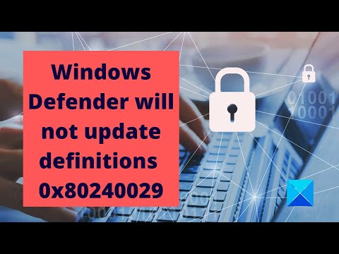 Windows Defender Protection definition update failed