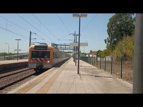 (marcha especial n°13843)( Lisboa santa Apolónia-castelo branco) (ute's n°2281+2241) no reguengo