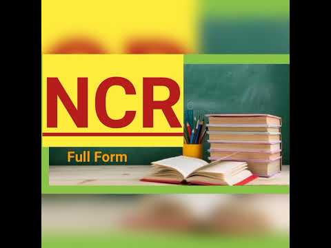 Full Form of NCR | NCR Meaning | English Speaking Classes