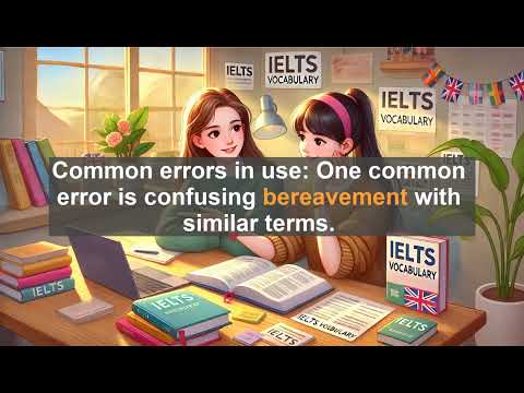 IELTS 9.0 Vocabulary Lesson: Bereavement - Meaning, Common errors, Synonyms and Antonyms