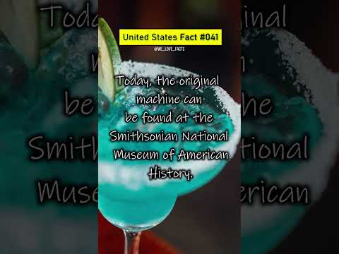 The world's first frozen margarita machine was invented in 1971. We Love Facts USA 41 #shorts