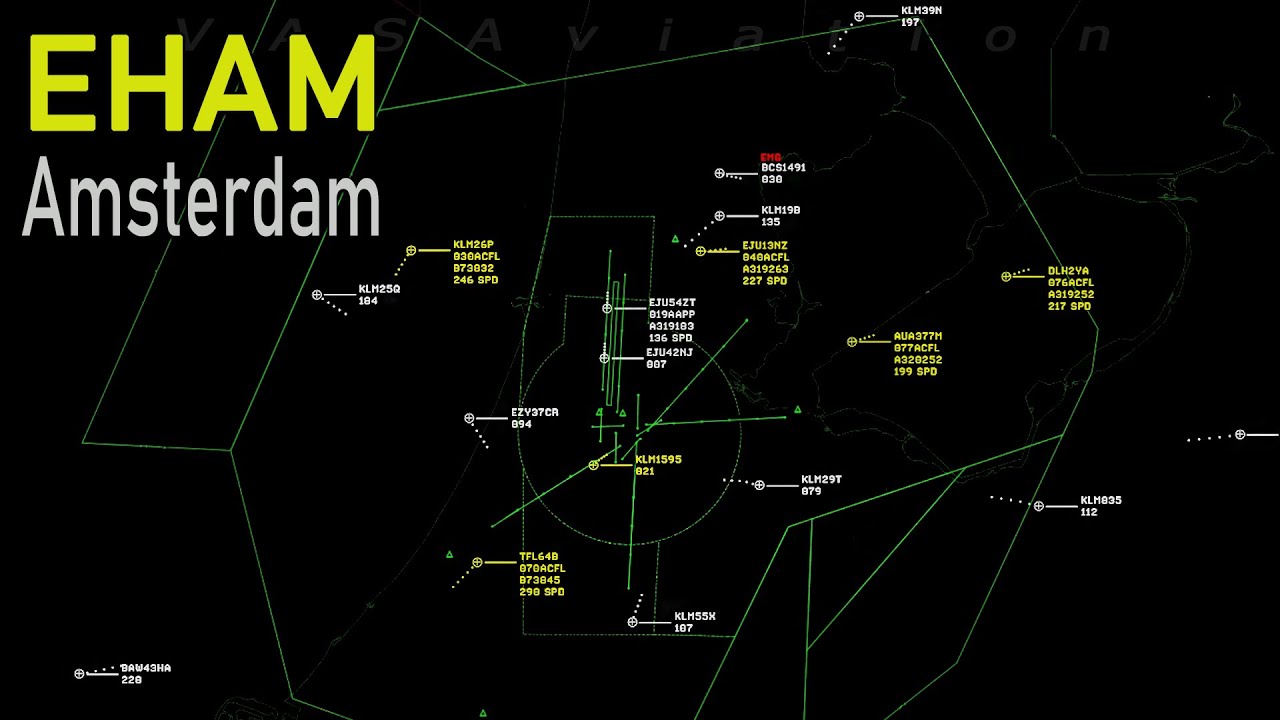 ATC RADAR | [EHAM] | Amsterdam Approach/Departure