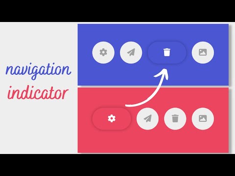 How to Create Navigation Indicator by Using (HTML/CSS) | Видео