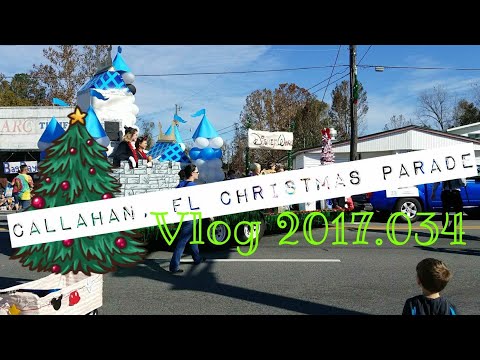 Vlog 2017.034 | SMALL TOWN CHRISTMAS PARADE | Callahan, FL