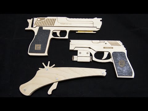 Laser Cut Rubber Band Gun Free Vector Download - 3axis.co