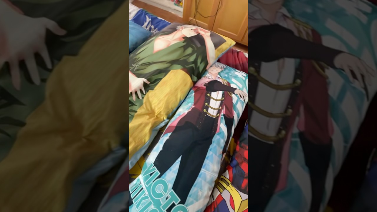 My body pillows ✨ #anime #animeshorts #mha #yurionice #allmight #myheroacademia #animeweeb