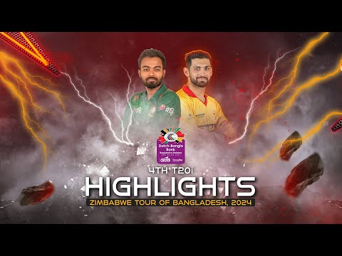 Bangladesh vs Zimbabwe Highlights || 4th T20i || Zimbabwe tour of Bangladesh 2024