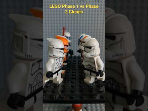 LEGO Star Wars Phase 1 vs Phase 2 Clones! #legostarwars #shorts