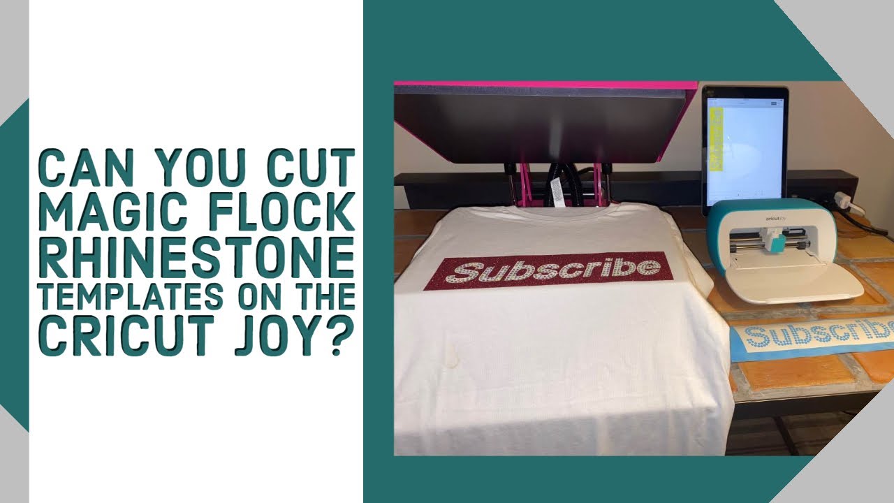 Can the Cricut Joy cut Magic Flock Rhinestone Template Material? | #AskMatt S2 EP 244