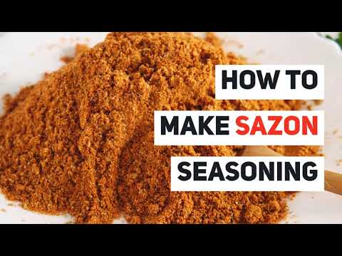 😍 Sazon Seasoning Recipe (MSG-free, gluten-free, filler ingredient free, and salt and sugar-free._