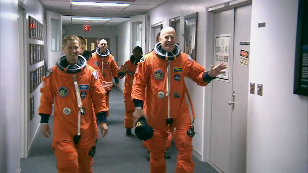 STS-131 Suitup and Walkout