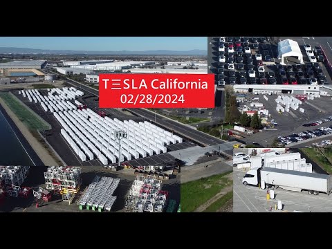 Tesla Lathrop Megafactory spotted with 331 Megapack batteries | Motor ...