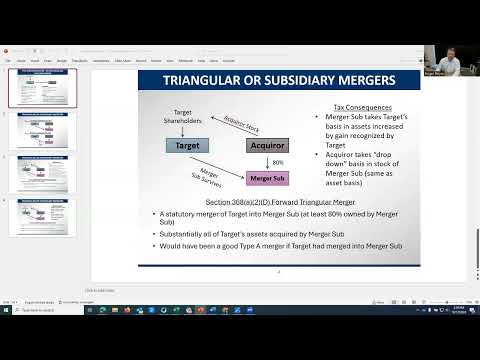 The Reverse Subsidiary (Triangular) Merger