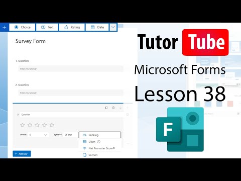 Microsoft Forms - Lesson 38 - Survey Link for Sharing