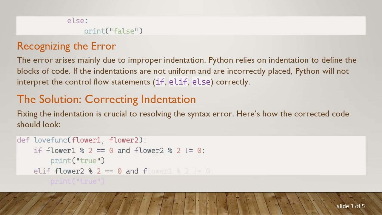 Understanding elif and else in Python: Common Syntax Errors Explained