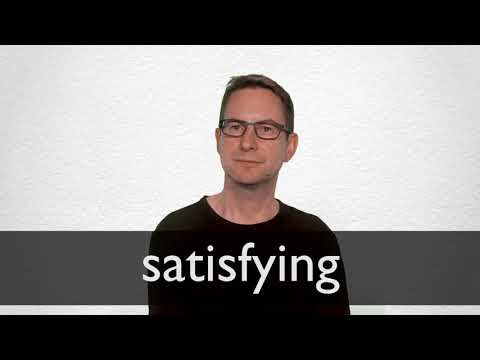 SATISFYING definition in American English | Collins English Dictionary