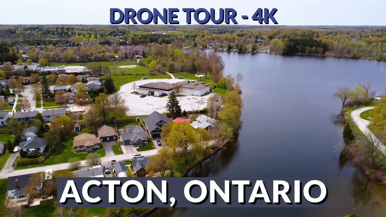 🌟 Discover Acton, Ontario: A Spectacular Aerial Odyssey in 4K! 🚁
