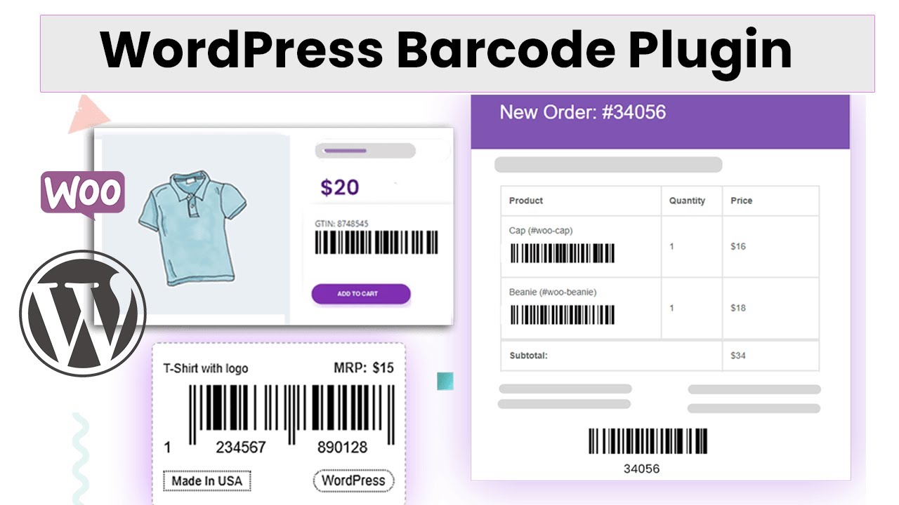 WordPress Barcode Plugin - barcode generator for WordPress