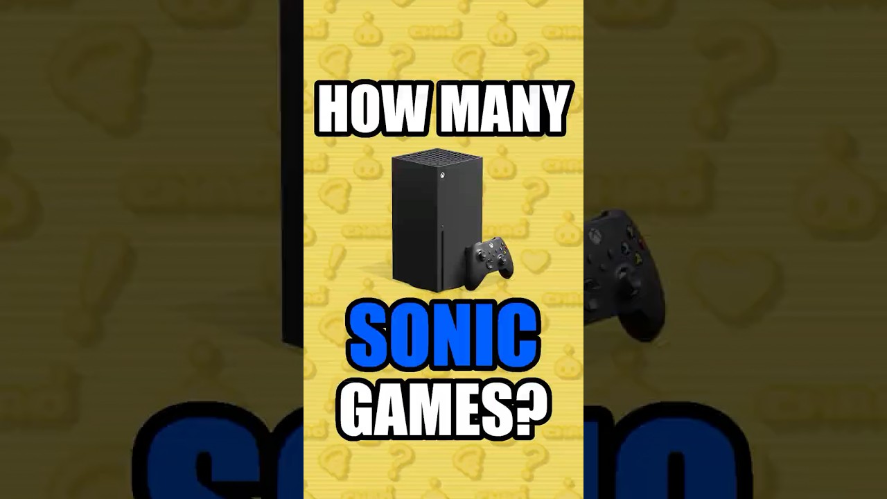 How Many Sonic Games Can You Play on the XBOX Series X/S?