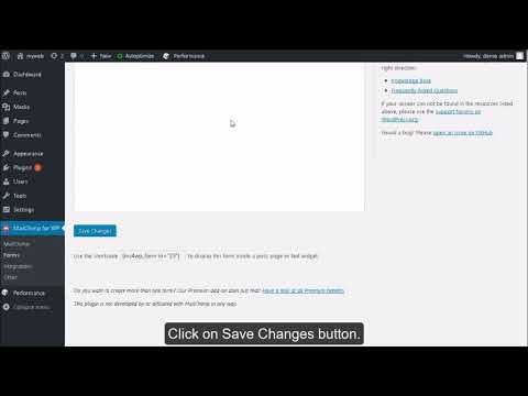 WordPress Plugins - MailChimp