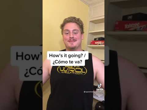 ingles: como estas?